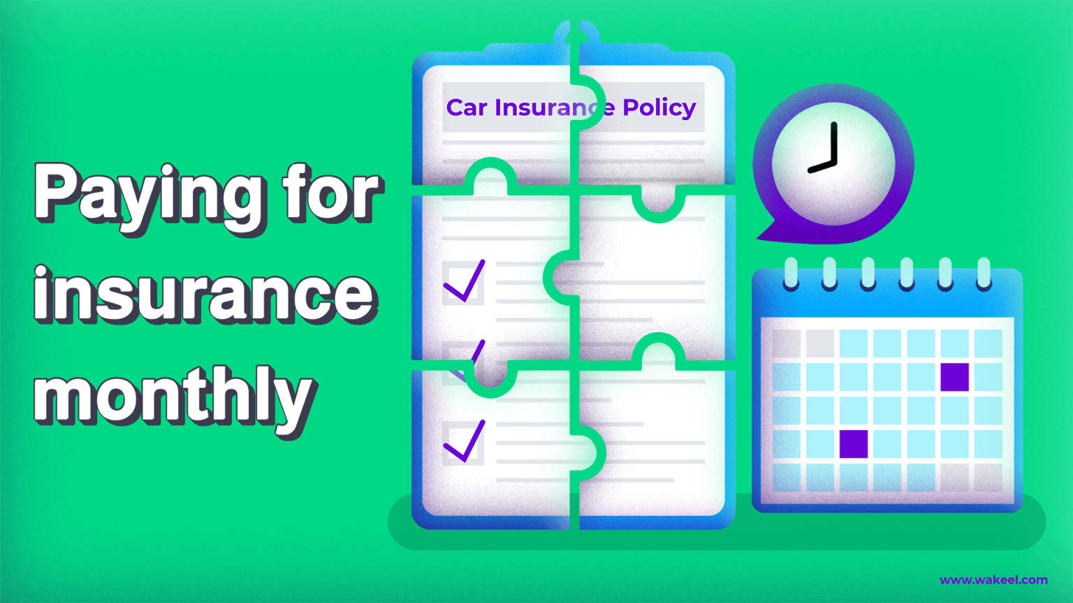 Buying car insurance in installments in Saudi | wakeel