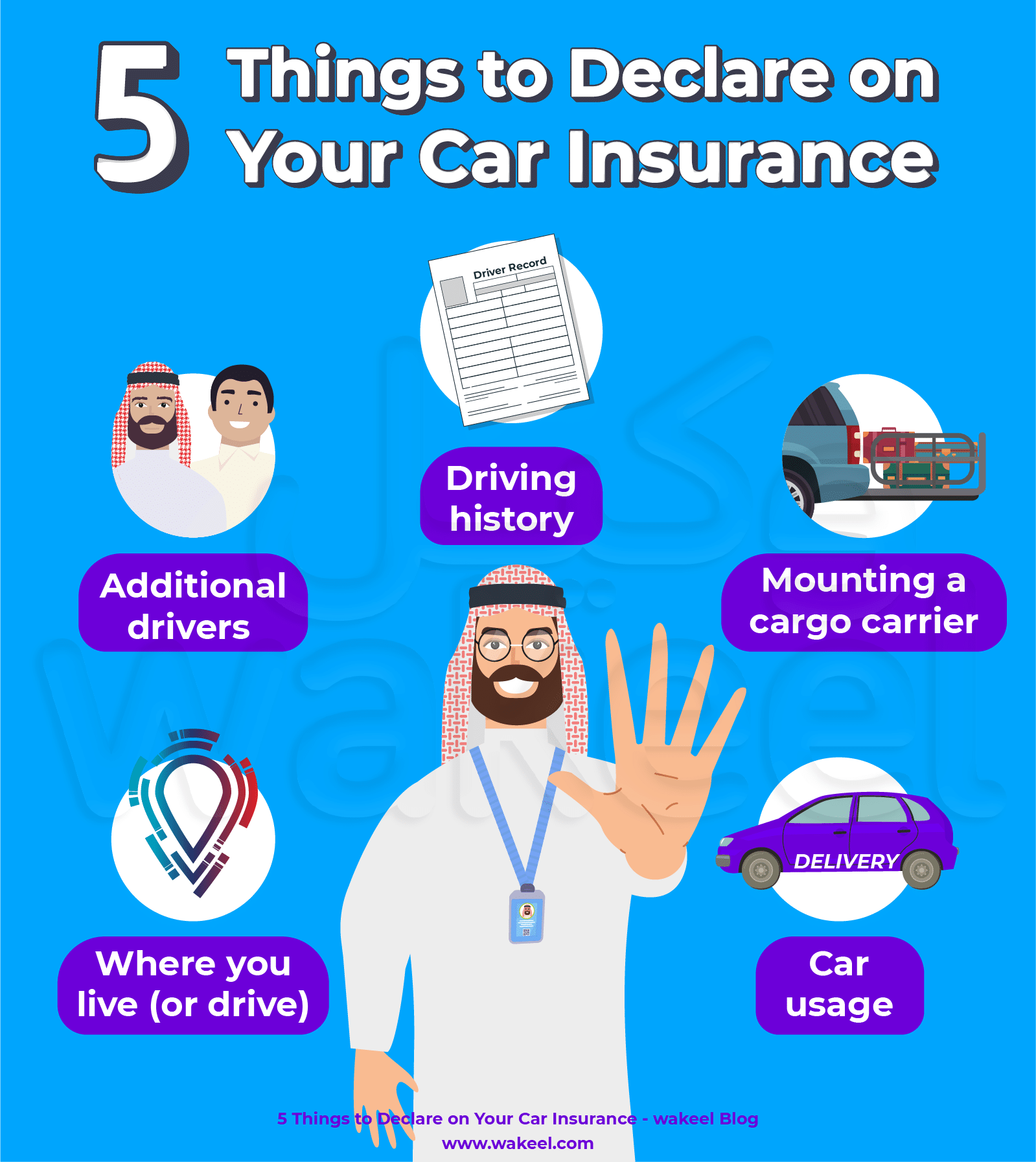 5 Things to Declare on Your Car Insurance | wakeel
